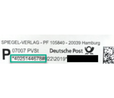 SPIEGEL-Konto Verwaltung